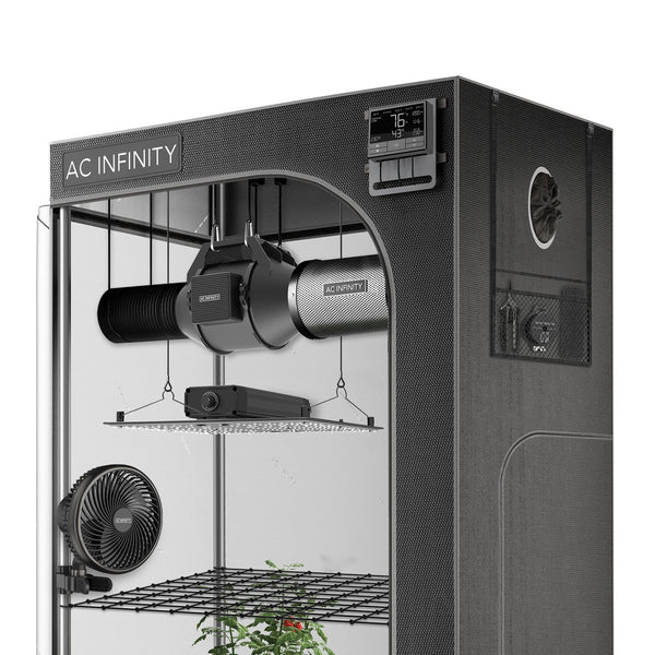 AC Infinity Advance Grow Tent System 3x3, 3-Plant Kit – Vinehydroponics